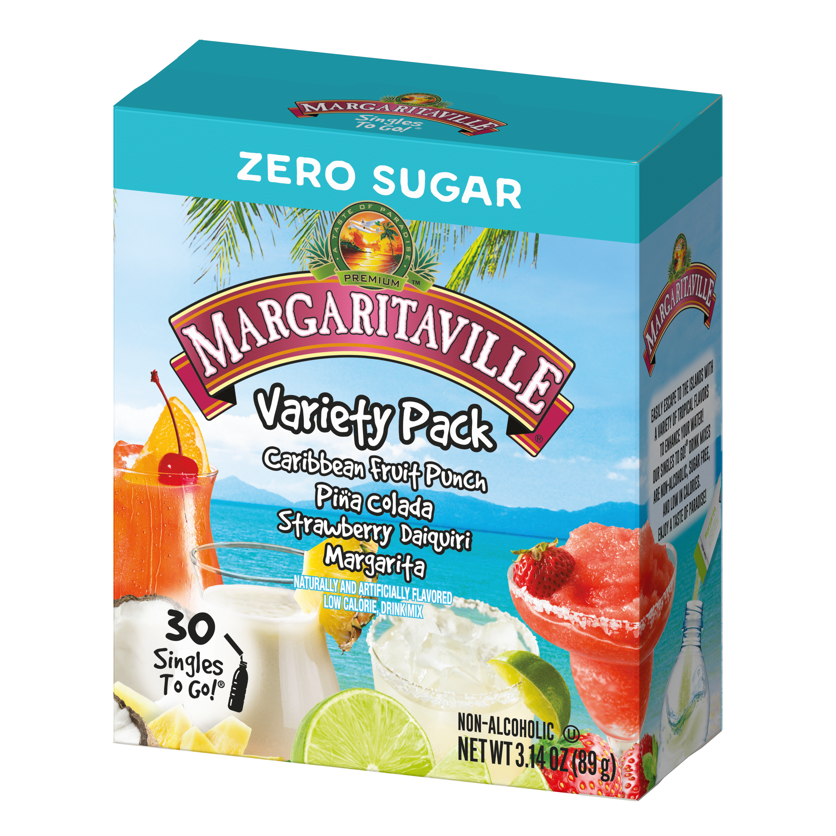 Margaritaville Sugar-Free Margarita Drink Mixes, 6CT – Singles To Go